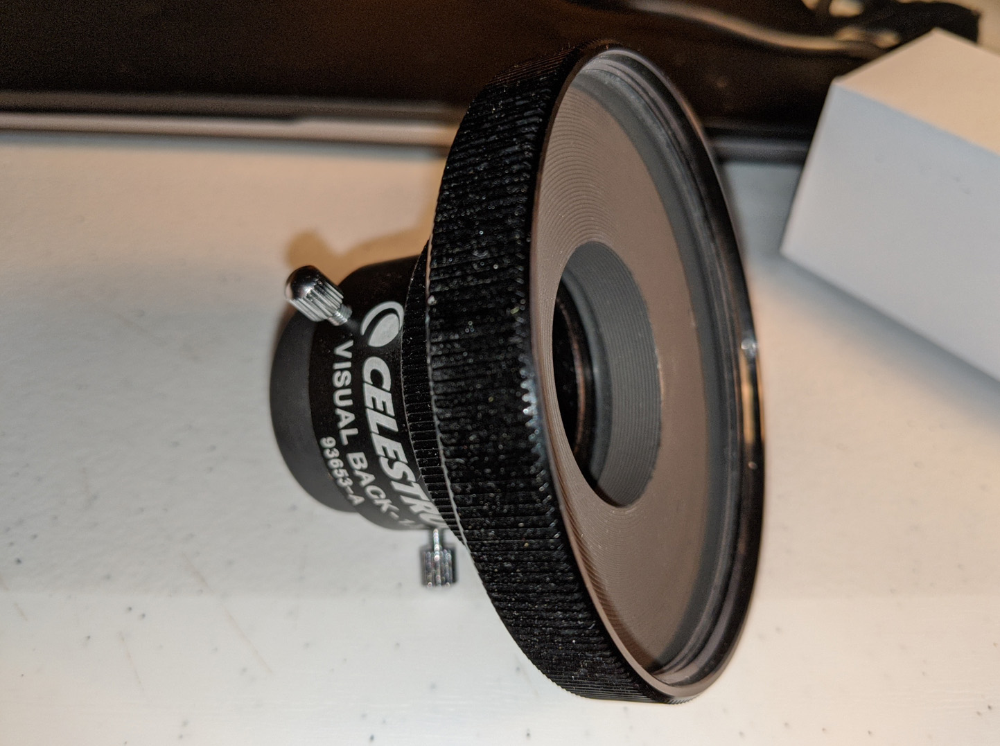 How do I connect a ZWO camera to back of C11 sct? - TheSkySearchers